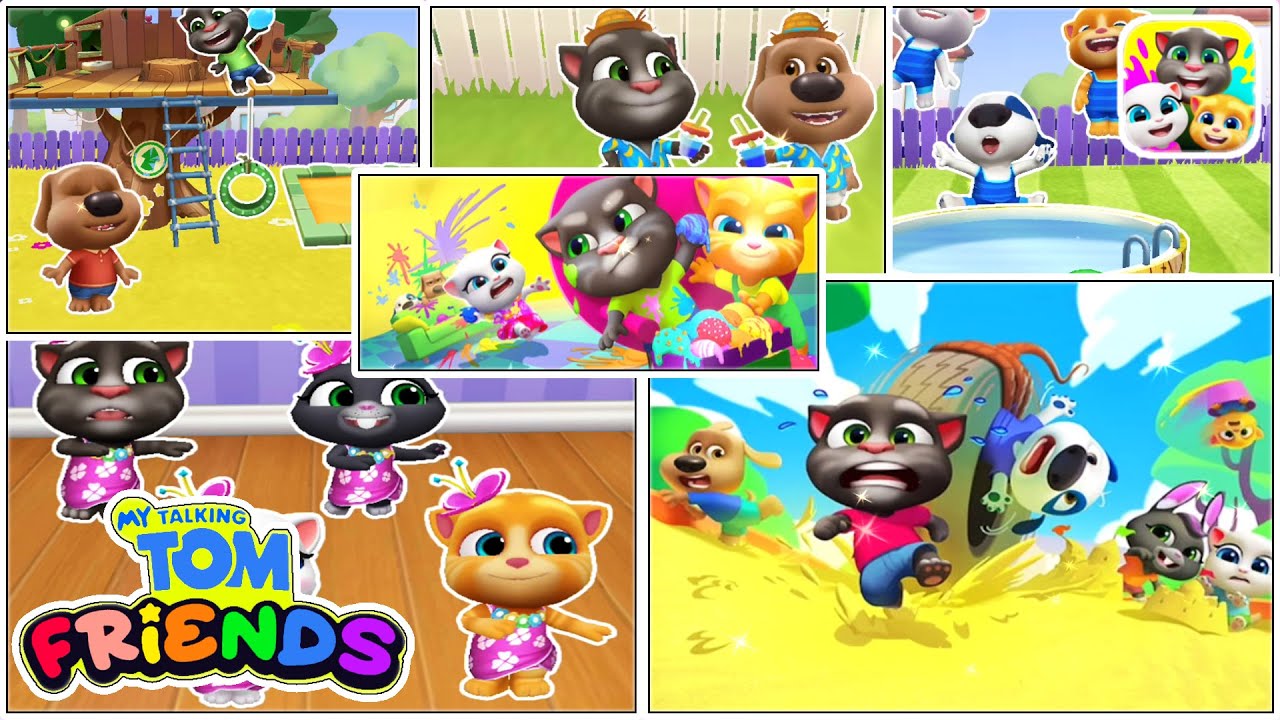 My Talking Tom Friends All Sticker Album Completeツ Open 10 Stickers ...