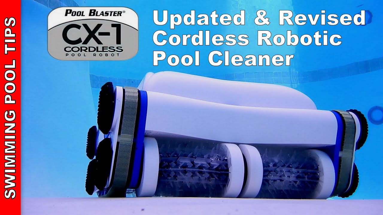 Pool Blaster CX-1 Cordless Robotic Pool Cleaner Updated: New 4-Hour Run ...