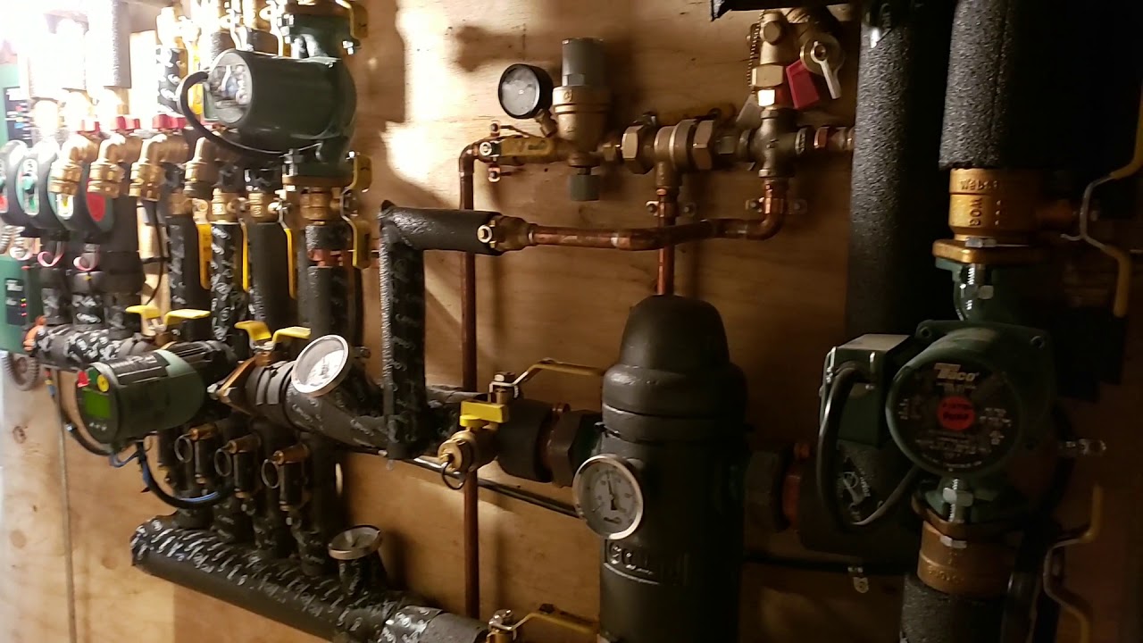 Hydronic Heating Manifold - YouTube