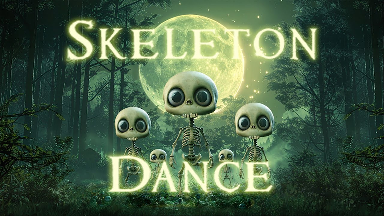 'Skeleton Dance' Fun Halloween Song - YouTube