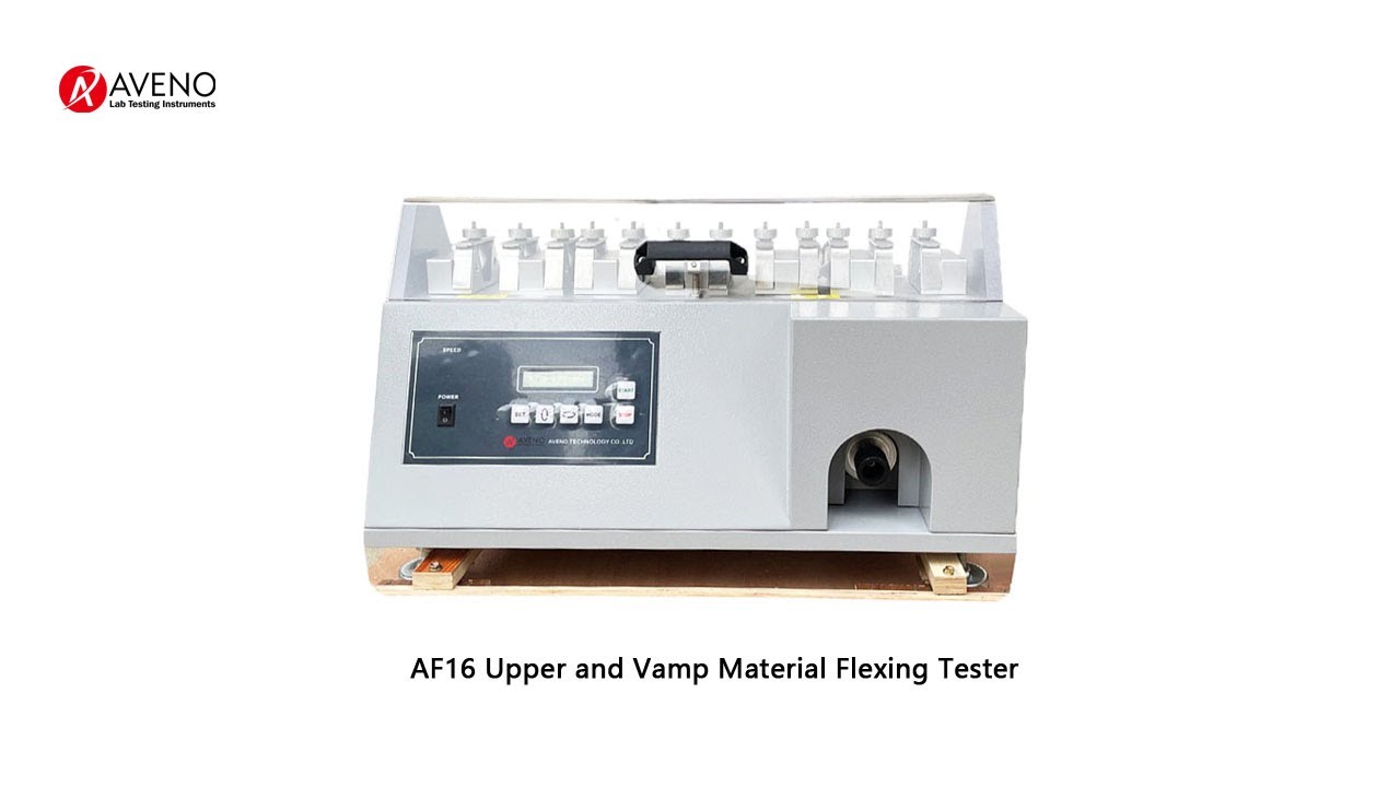 Upper and Vamp Material Flexing Tester AF16 - YouTube