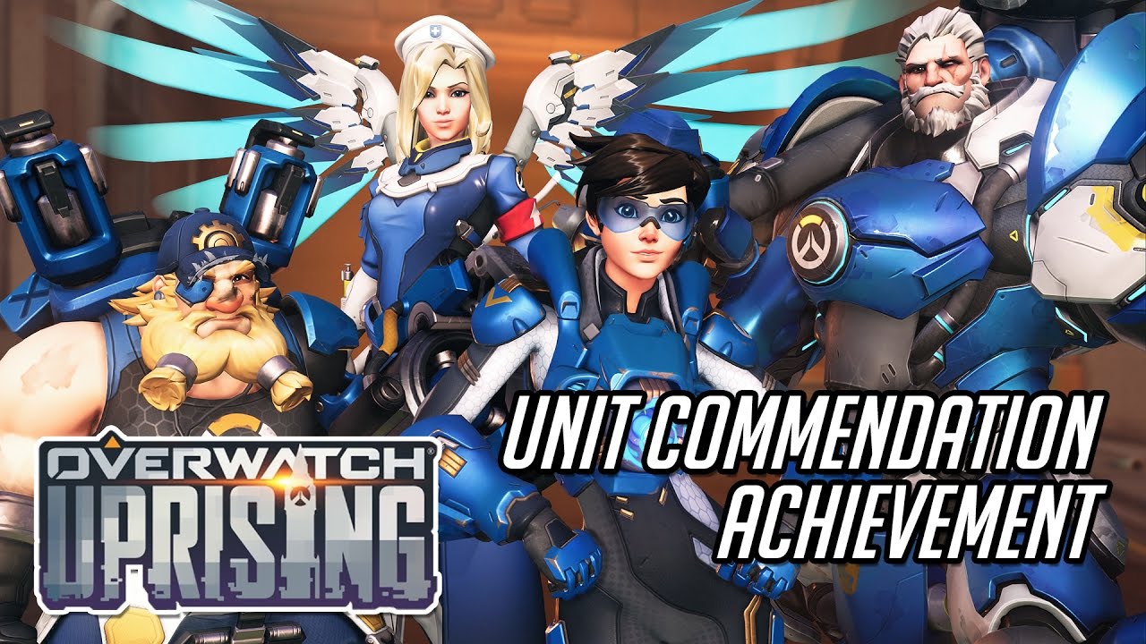 Overwatch Uprising 'Unit Commendation' Achievement [Reinhardt] - YouTube