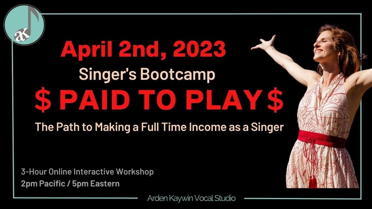 PAID to PLAY Series: Video 1 | Arden Kaywin Vocal Studio - YouTube