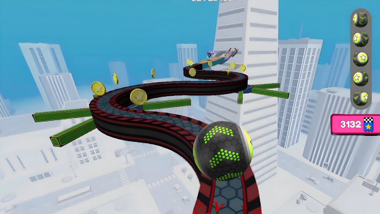 going balls – level 1398: the zigzag race! - YouTube