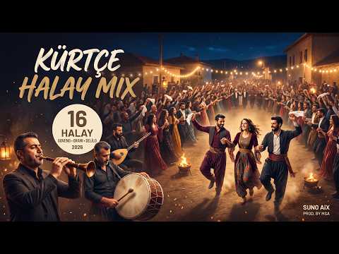 Kürtçe Halay 2026 🔥 16 Halay | Kurdish Halay, Govend & Grani | Zurna Davul