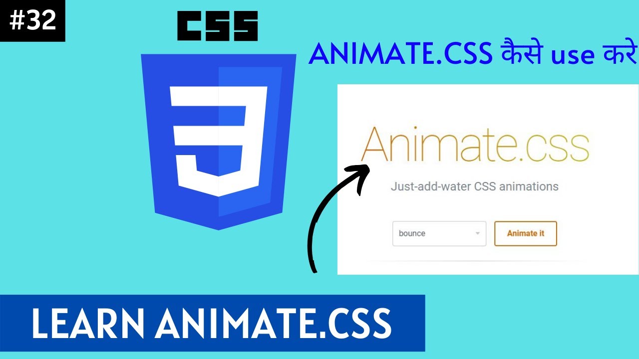 How To Use Animate Css For Beginners In Hindi Part 32 Animate css How To Use Animate Css For Beginners In Hindi Part 32 Animate css
