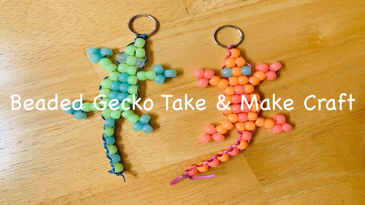How to make a Beaded Gecko - YouTube