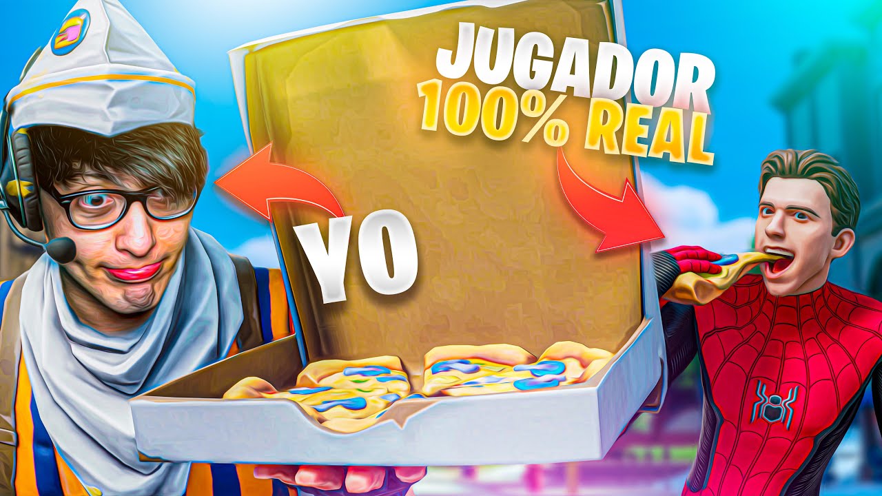 REPARTIENDO PIZZA A JUGADORES DESCONOCIDOS | Blend Freshon - YouTube