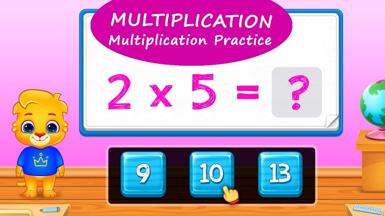123 Math Multiplication #6 - Multiplication Practice with Lucas and Ruby | RV AppStudios Games ...