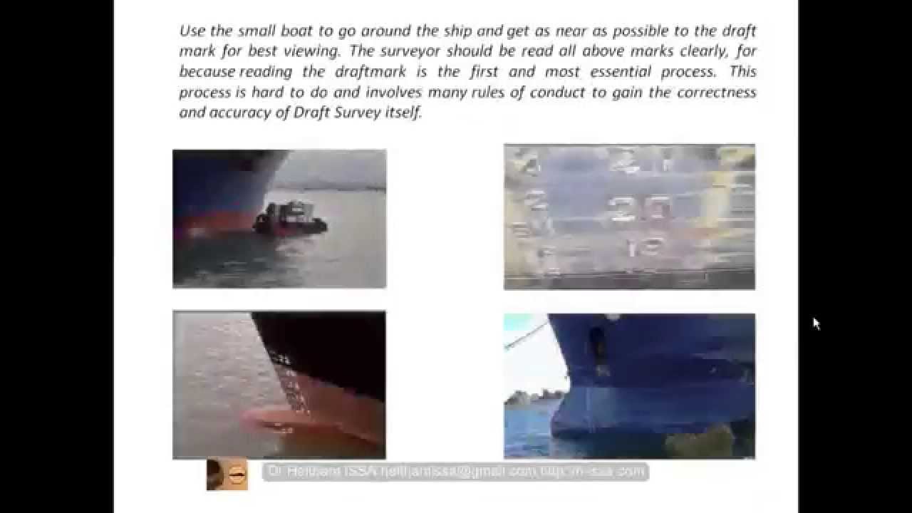 Draft Survey - Detailed Step by Step - YouTube