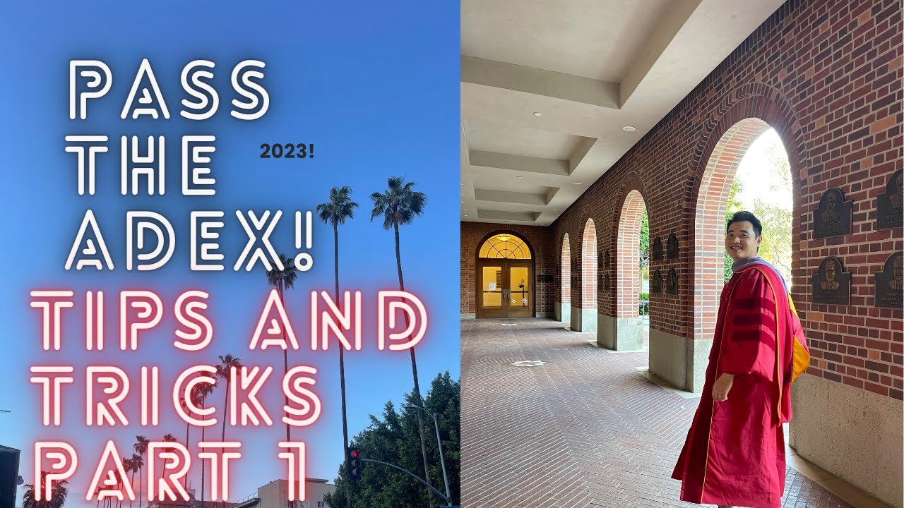 HOW TO PASS THE CDCA ADEX! TIPS AND TRICKS! ENDO AND PROS! Day 1 - YouTube