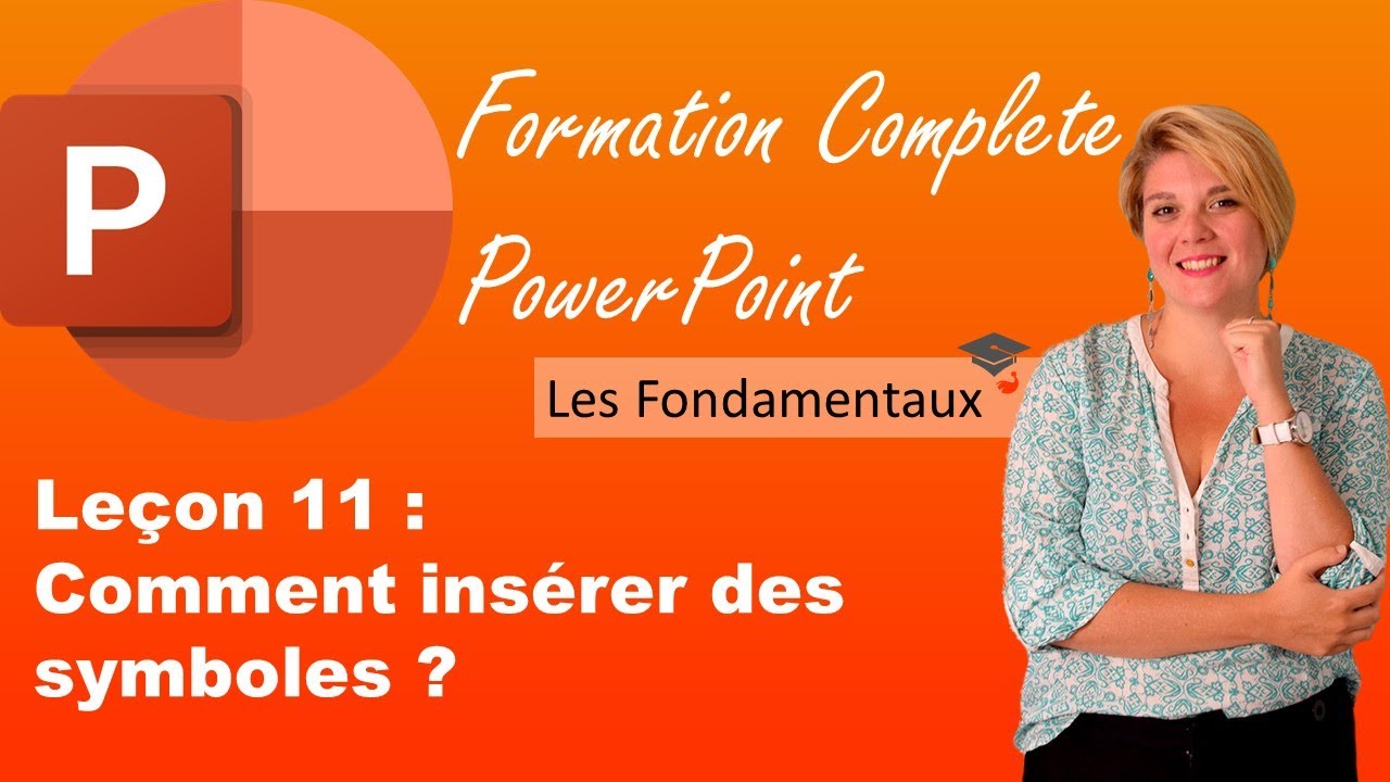 📙 FORMATION POWERPOINT - leçon 11 : Comment insérer des symboles ...