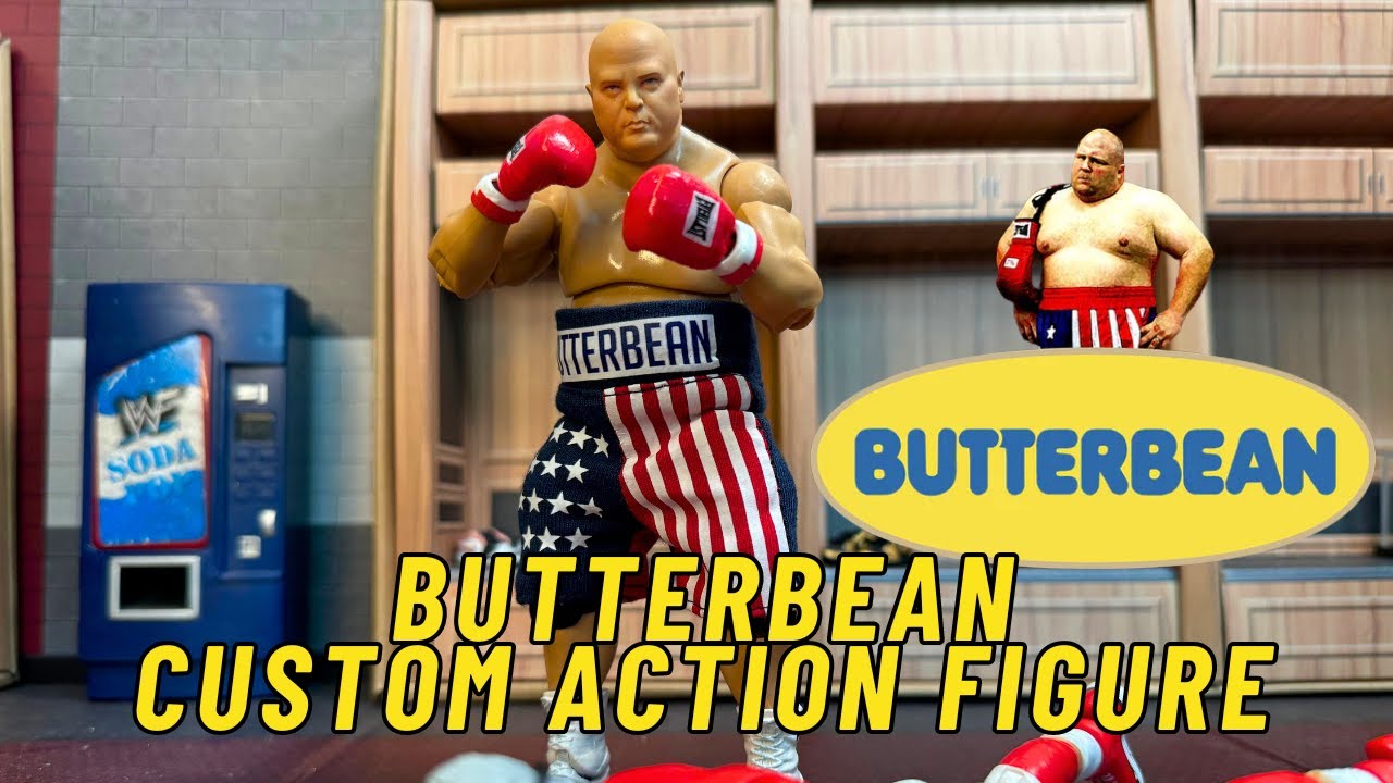 Custom WWE Ultimate Edition Butterbean Figure Review | Custom Showcase ...