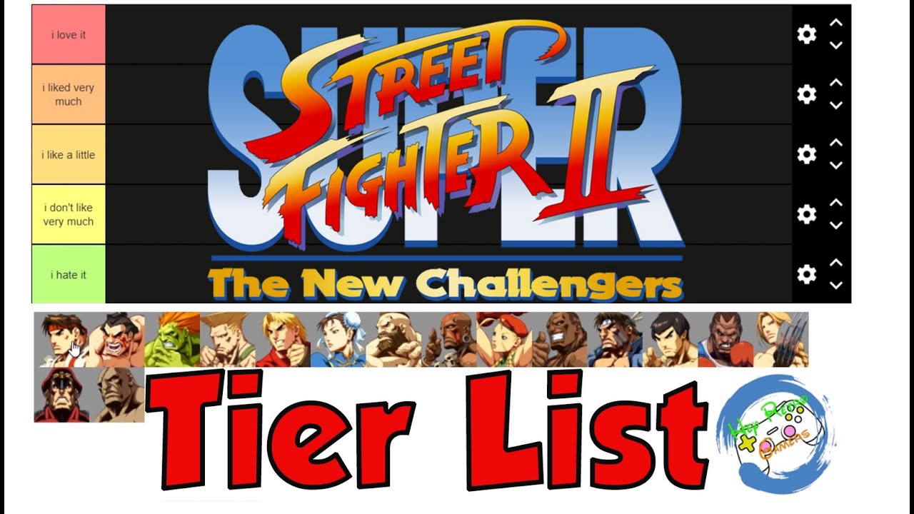 Super Street Fighter 2 Tier List (My favorite Fighters). - YouTube