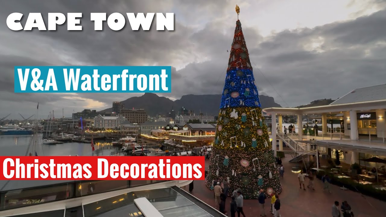 Cape Town V&A Waterfront Christmas Decorations 2024 - YouTube