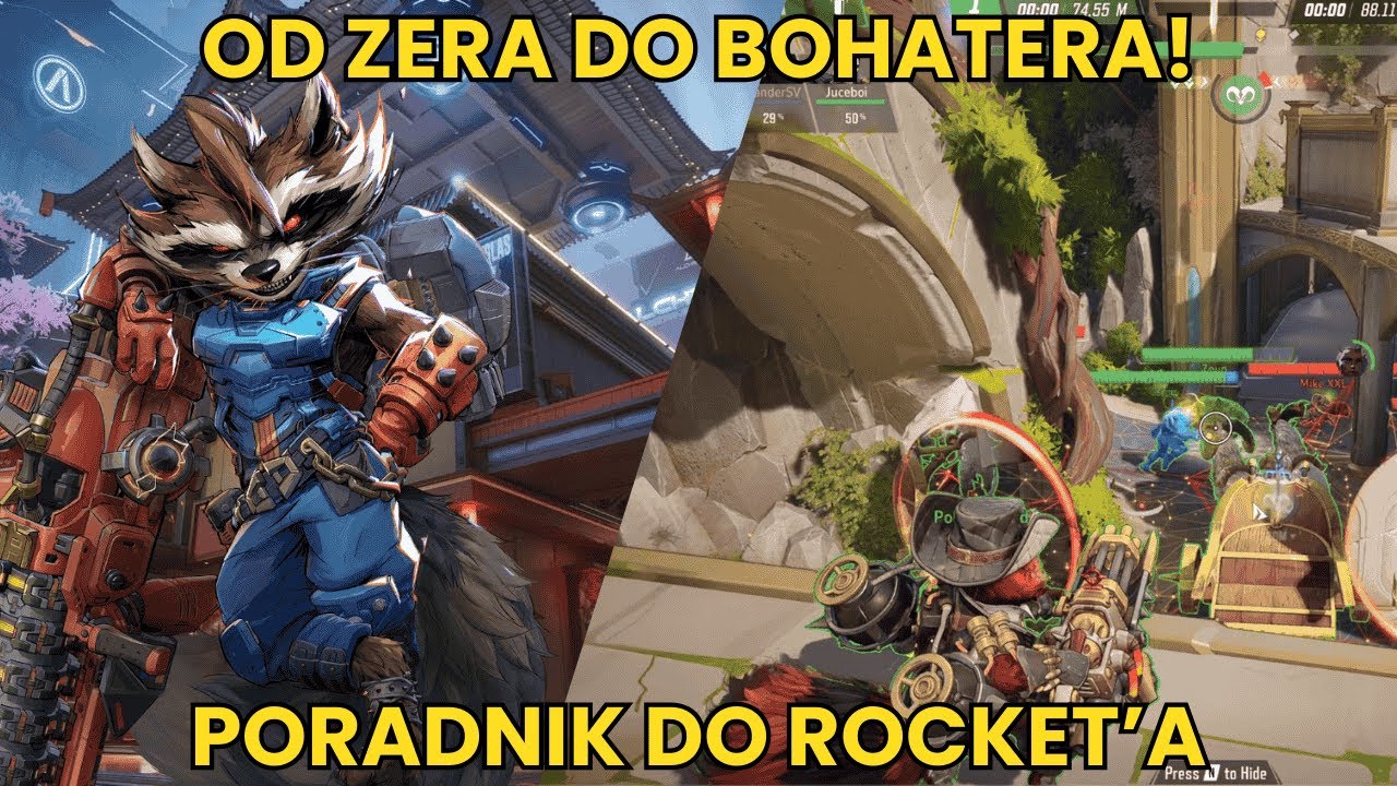 od ZERA do BOHATERA poradnik do Rocket'a w Marvel Rivals! - YouTube