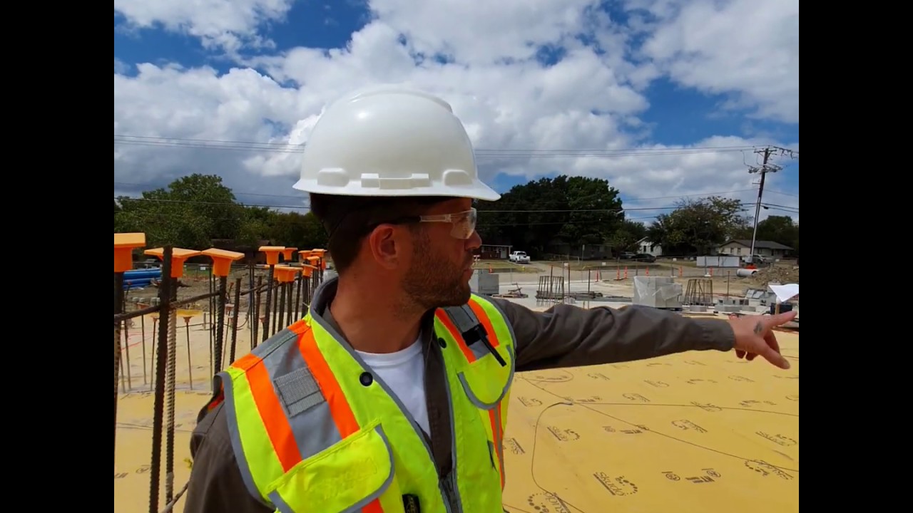 Skudo HT Commercial System protects concrete from mortar splatters and ...