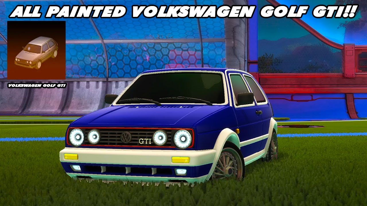 Showcasing All *NEW* Painted Rocket Pass 10 Car "Volkswagen Golf GTI ...