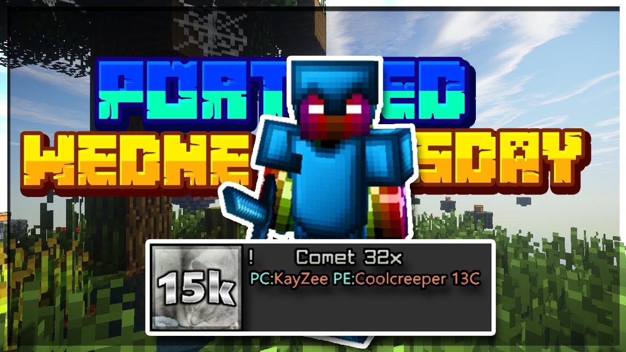 KAYZEE 15k PACK IN MCPE | PORTED WEDNESDAY - YouTube