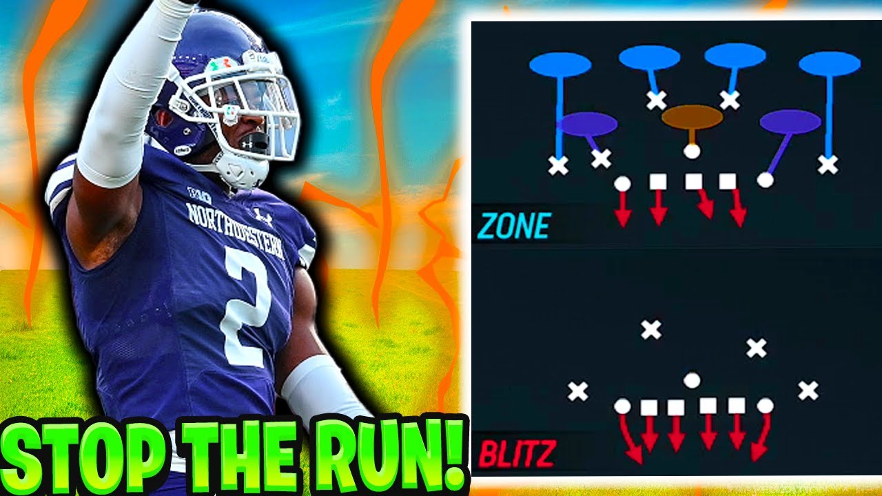 🚨LOCKDOWN BEST RUN DEFENSE IN MADDEN!!🚨CRAZY 🛑STOP RPO'S AND STRETCH ...