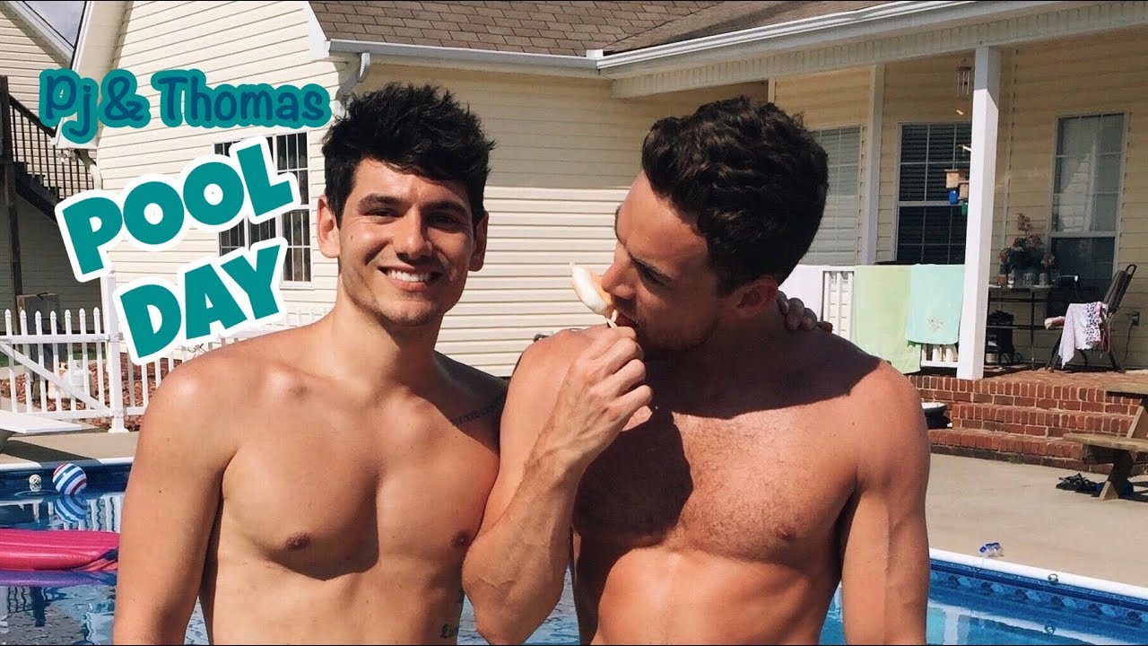 POOL DAY | PJ & THOMAS - YouTube