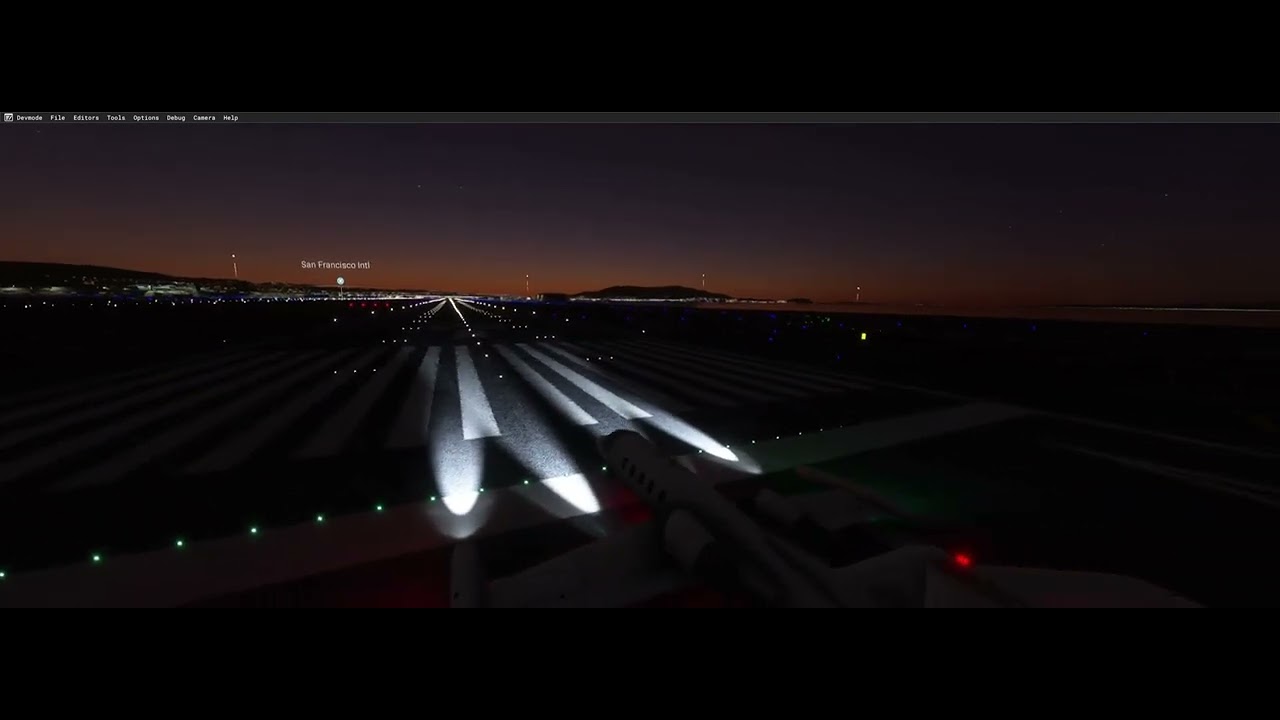 Flysimware Learjet 35A Lights Sneak Peek - YouTube