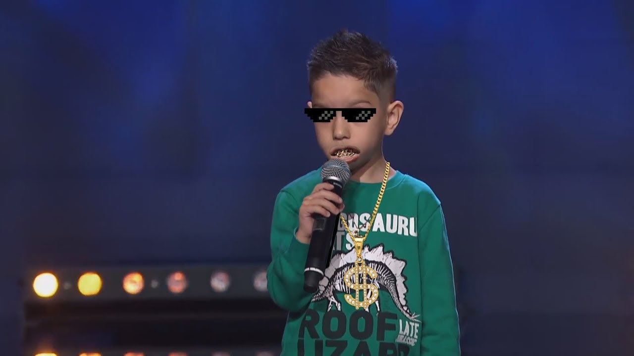 Five year old rapper amazes the jury of swedish Talent 2018 - YouTube
