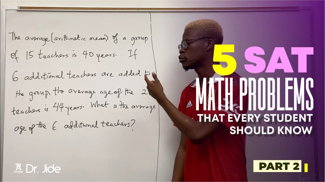 A COMMON WORD PROBLEM ON THE SAT! - YouTube