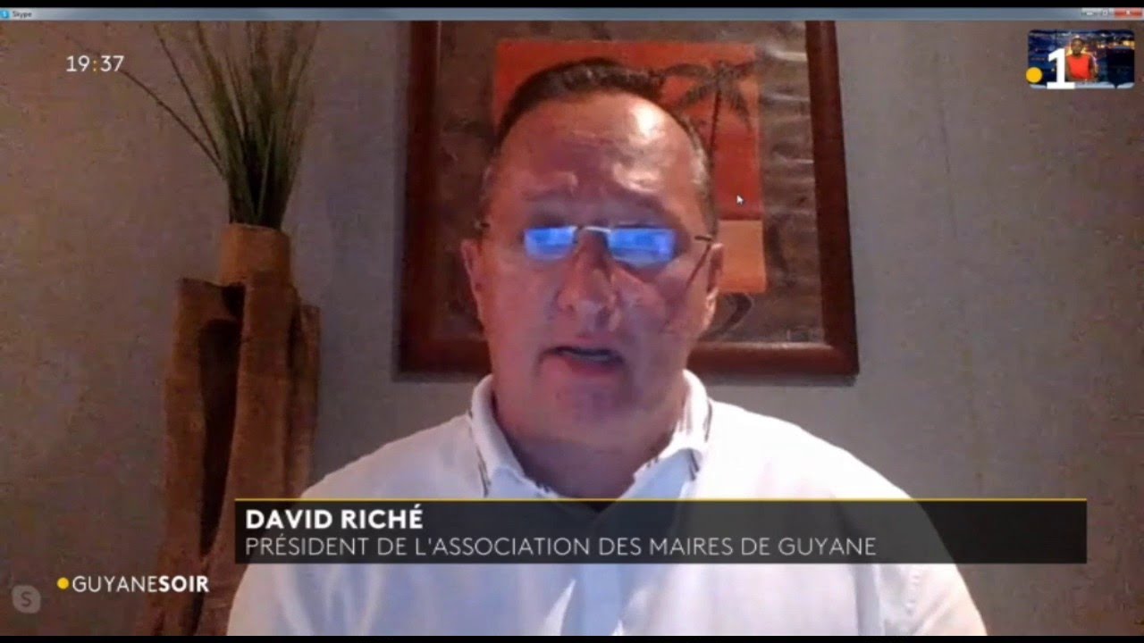 David Riché, Président de l'Association des Maires de Guyane, invité du ...