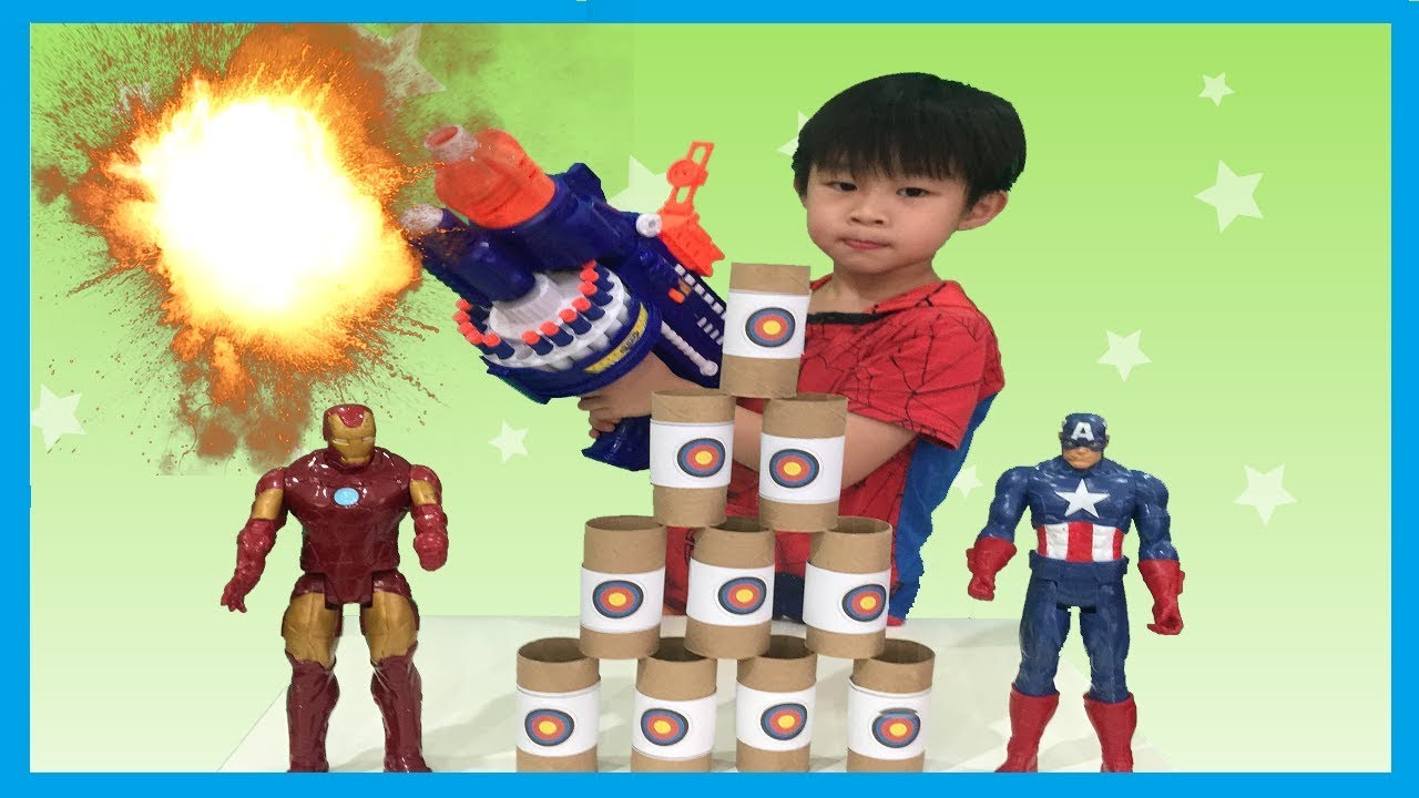DIY Shooting Games With Toilet Paper Roll By HaoRan YouTube diy-shooting-games-with-toilet-paper-roll-by-haoran-youtube