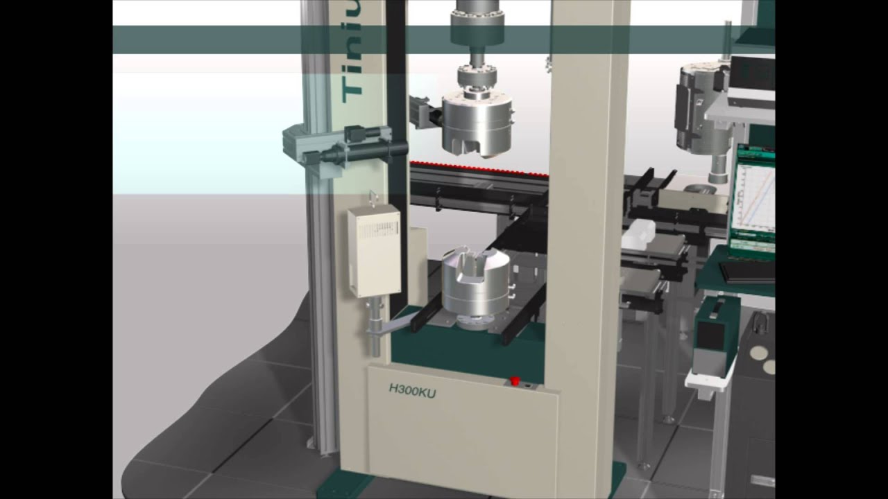 Tinius Olsen Universal Materials Testing Platform – Key components ...