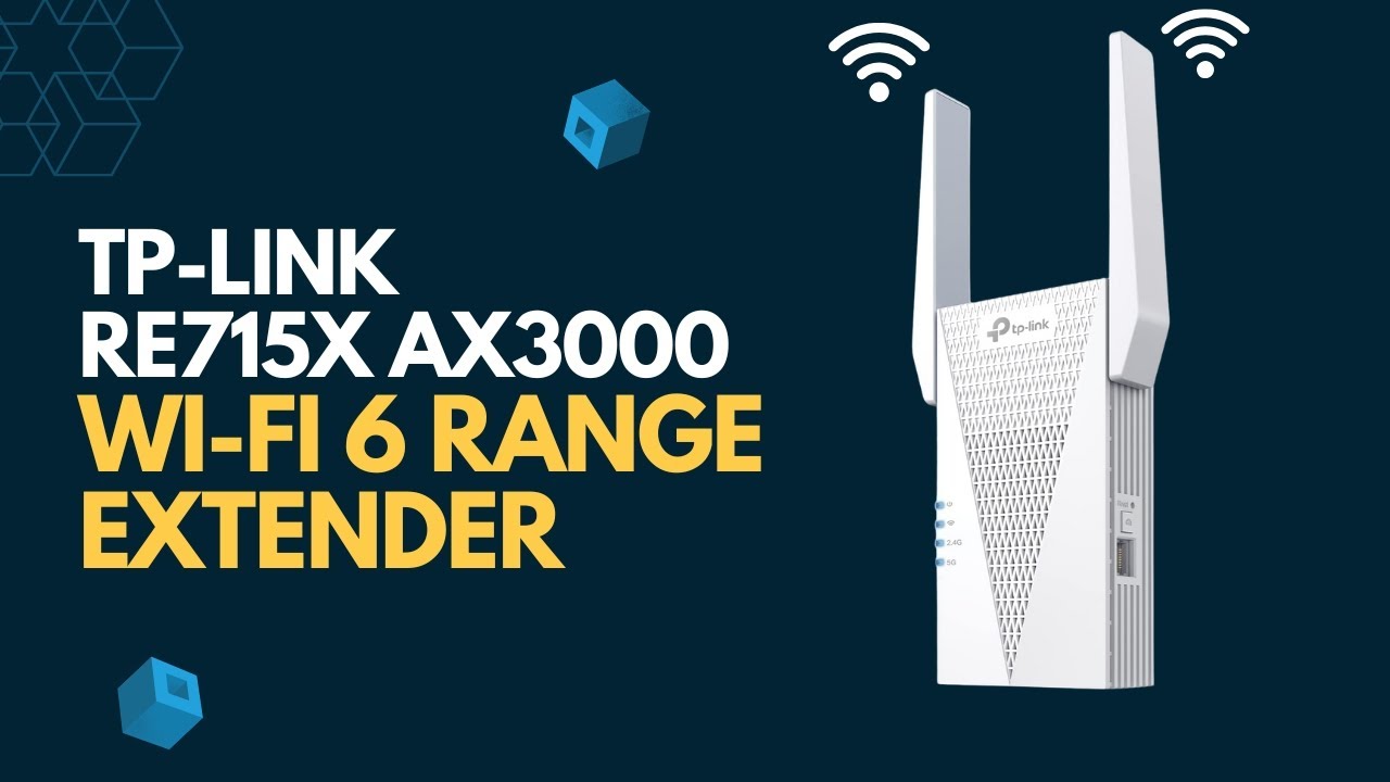TP Link RE715X AX3000 Wi Fi 6 Range Extender - YouTube