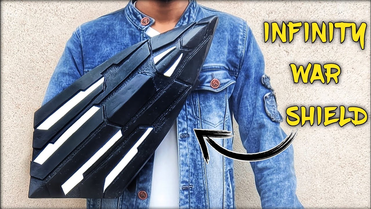 Infinity war shield real life || how to make wakanda shield - YouTube