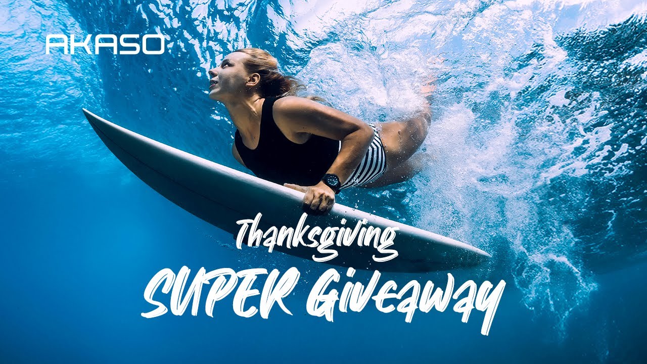 【AKASO】 The Thanksgiving Super Giveaway：50 Prizes & Unlimited Coupons ...