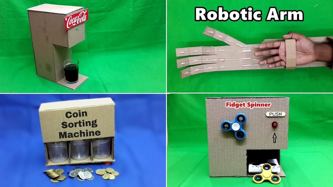 4 Amazing Cardboard Ideas You Can Make at Your Home - YouTube