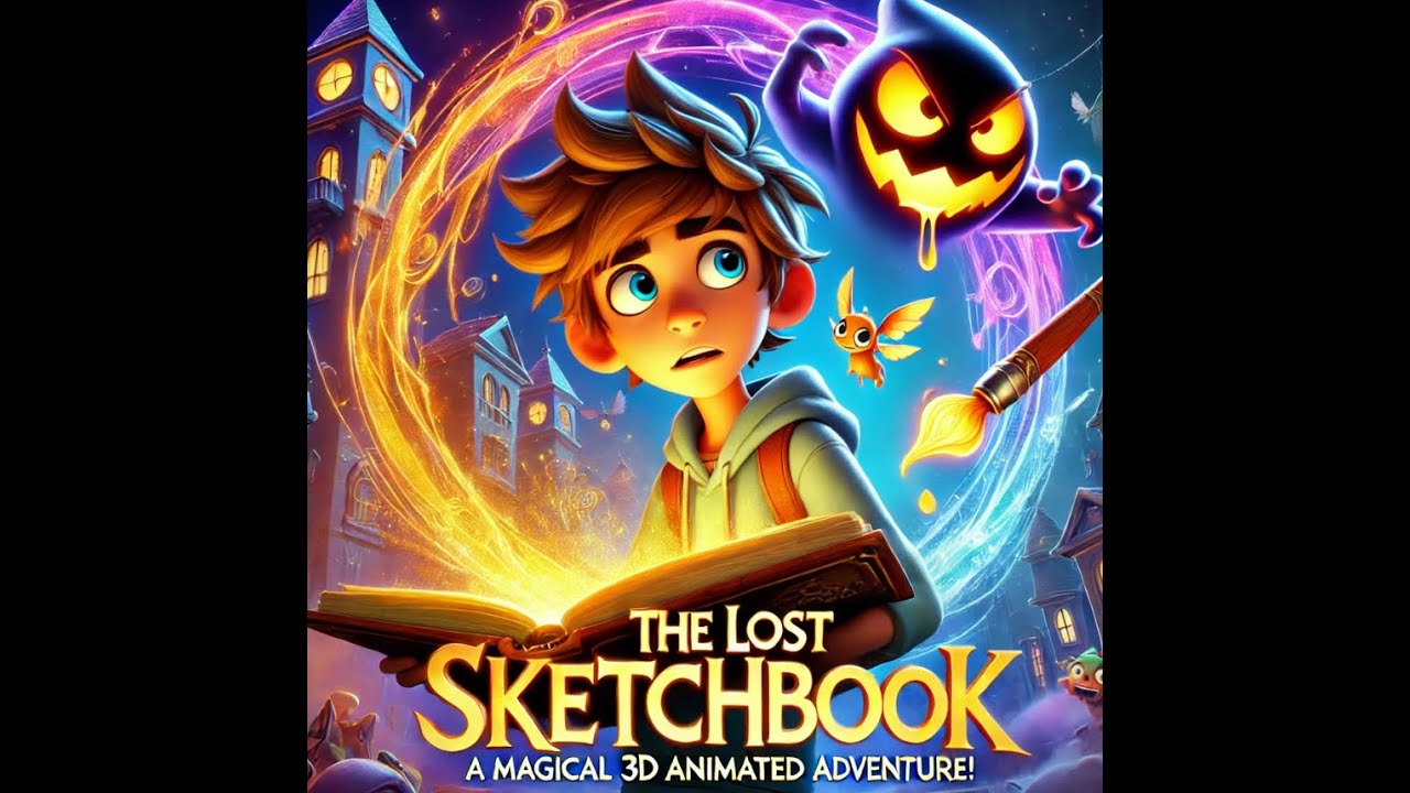 "The Lost Sketchbook: A Magical 3D Animated Adventure!" - YouTube