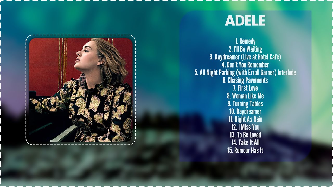 Adele - Playlist 2024 ~ Best Songs Collection 2024 ~ Adele Greatest ...