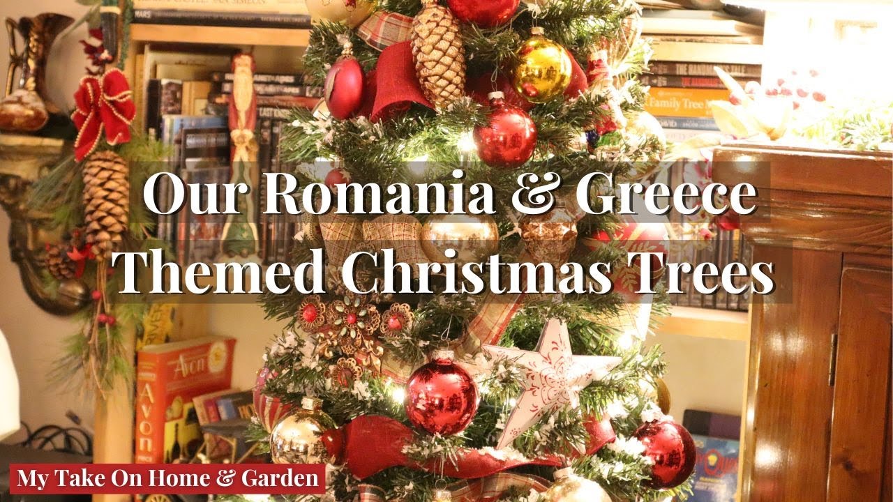 TRADITIONAL CHRISTMAS TREE IDEAS 2023 ROMANIA & GREECE EUROPEAN THEME ...