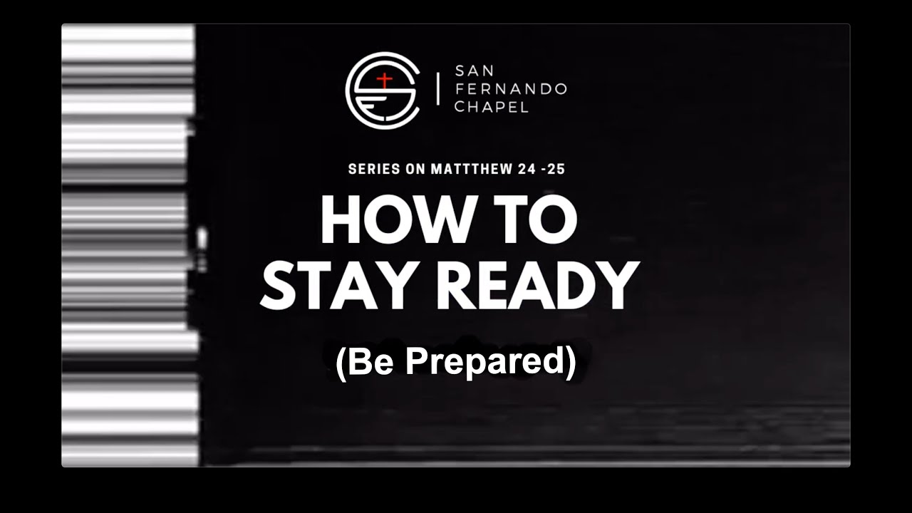 How To Stay Ready: Be Prepare - YouTube