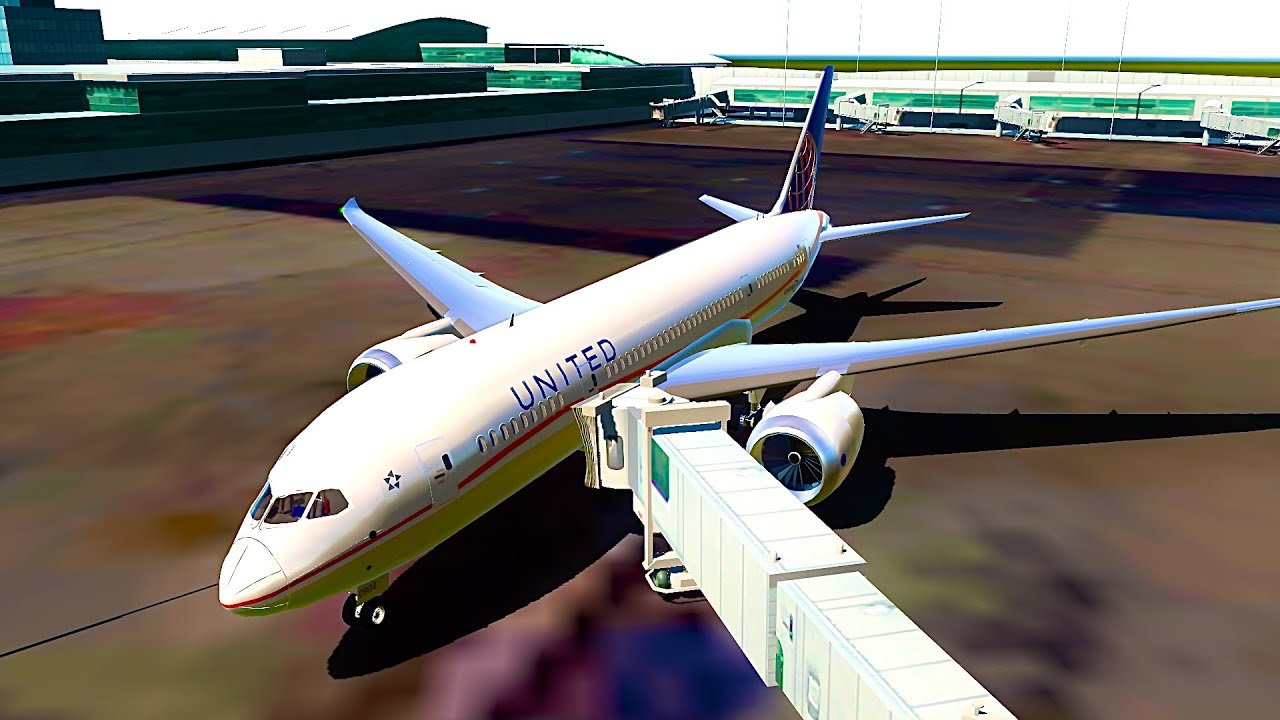 [SimplePlanes] United 787 Dreamliner teaser in commercial style - YouTube