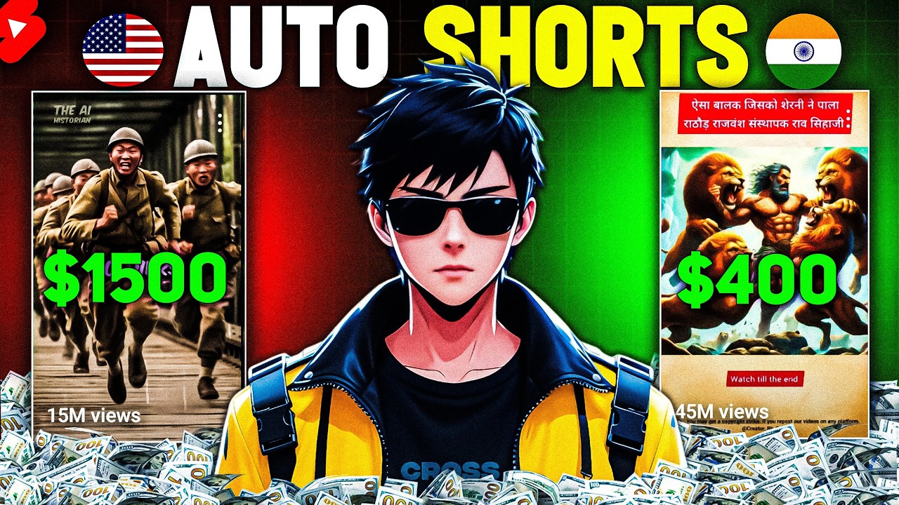 I Create USA Shorts Using Ai || Automatic shorts With Ai - YouTube