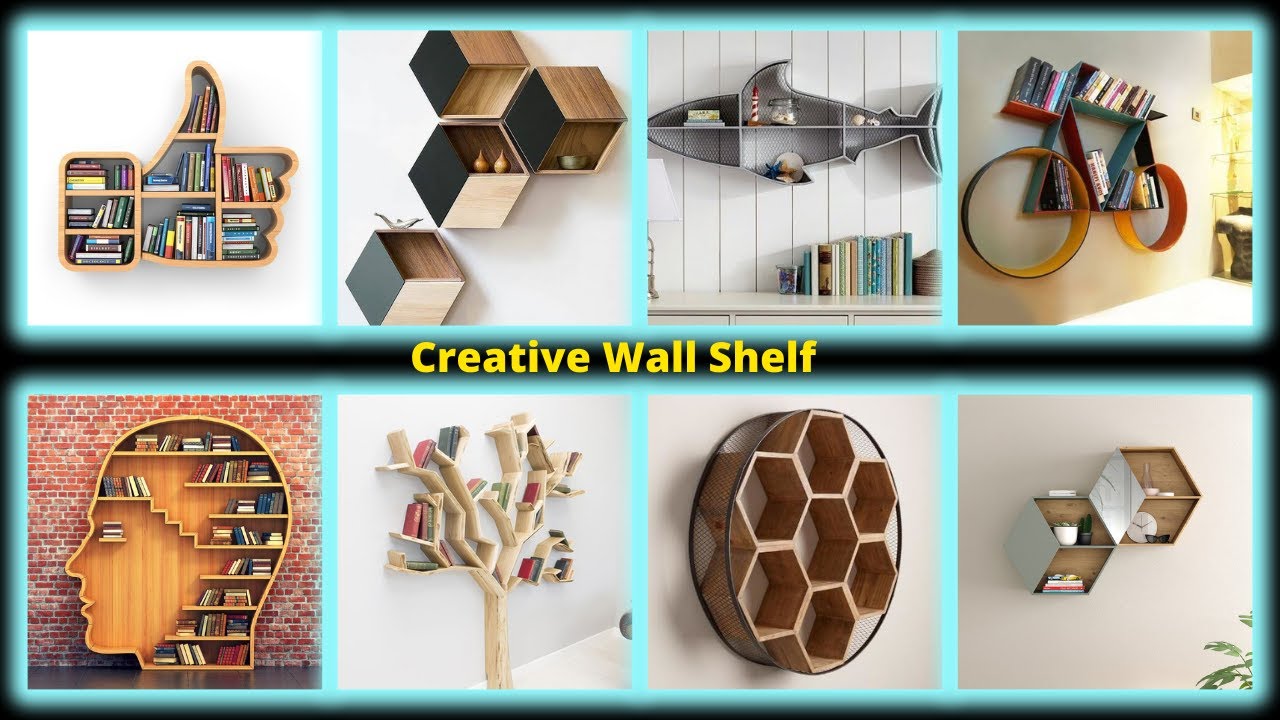 Top 200 Creative Wall Shelves Ideas 2022 || Amazing Floating Wall Shelf ...