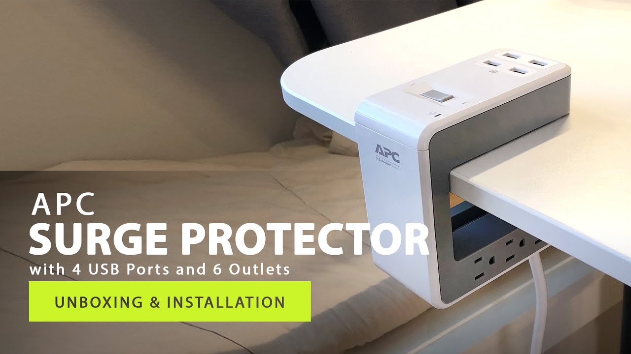 APC Surge Protector Quick Unboxing & Installation - YouTube