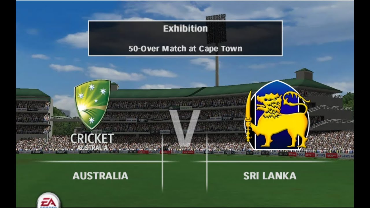 My EA Cricket 2007 Game Play (World Cup 2003, Match 52 - First Semi ...
