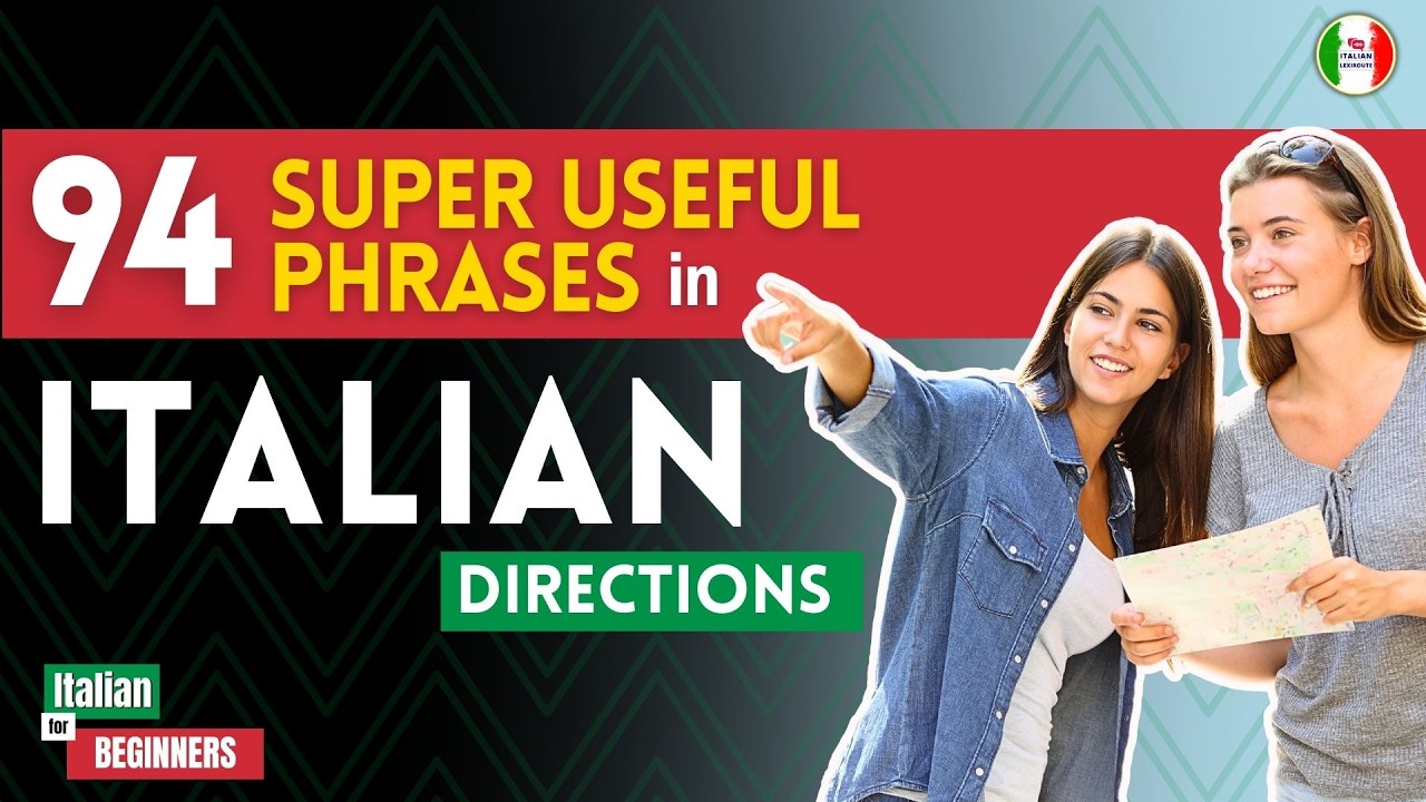 Learn Directions in Italian: 94 Questions and Answers you MUST know ...