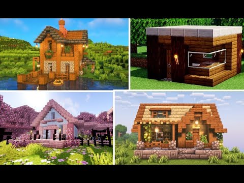 3 Simple Houses To Build on a Server in Minecraft! - YouTube