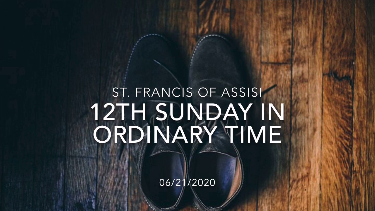 12th Sunday in Ordinary Time Mass (06/21/2020) - YouTube
