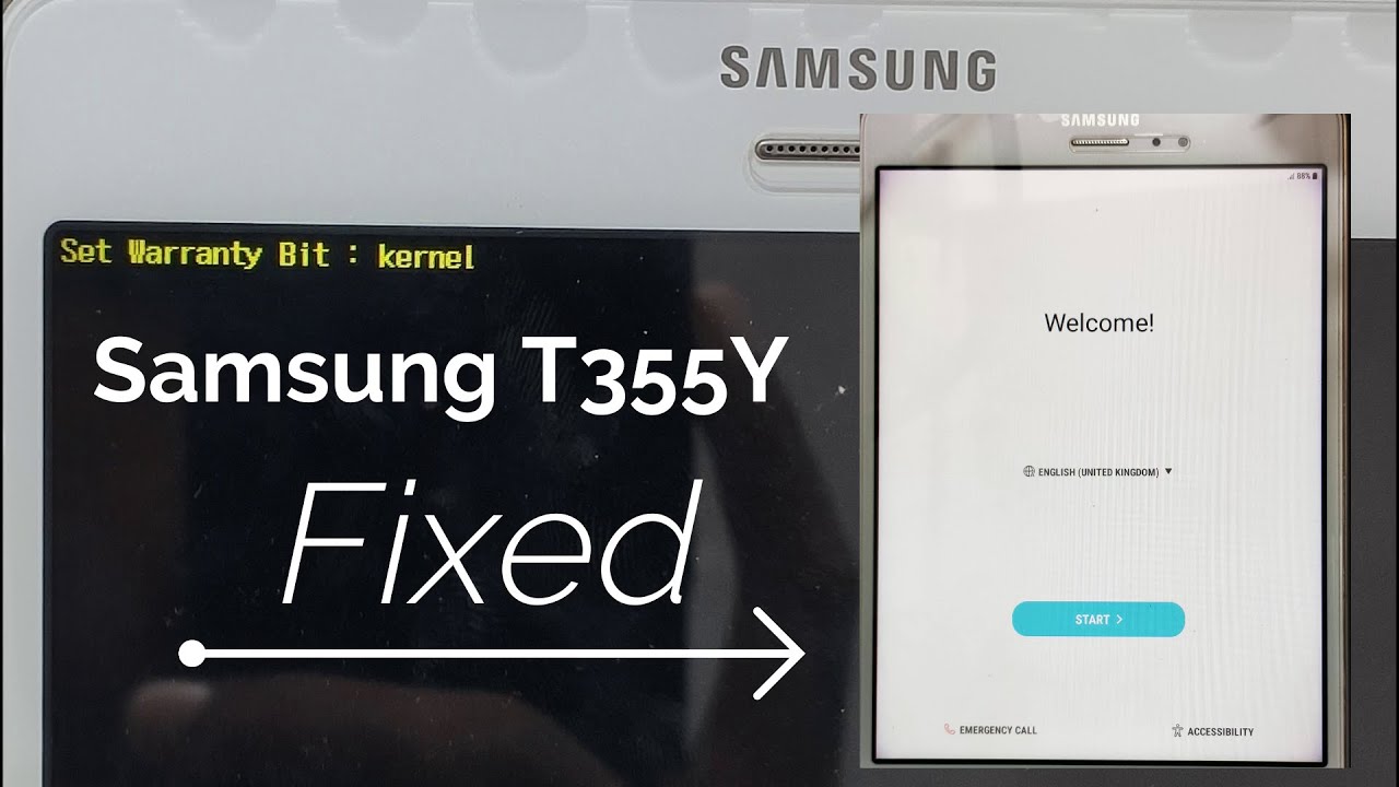 Samsung tab T355Y Set Warranty Bit : Kernel Problem | Fixed - YouTube