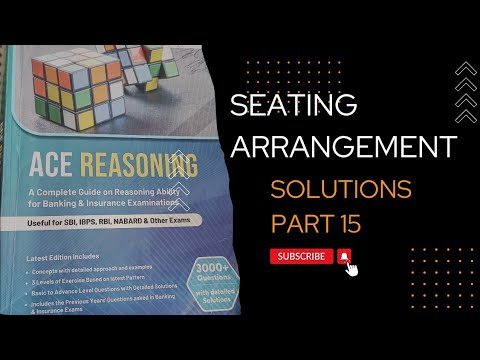 Part 15. Ace reasoning Seating arrangement question solution ...