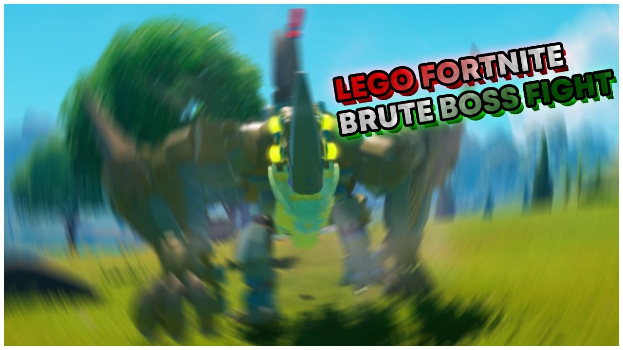 LEGO FORTNITE BRUTE BOSS FIGHT - YouTube